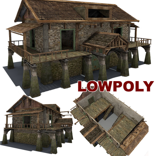 Medieval House Blender Models for Download | TurboSquid