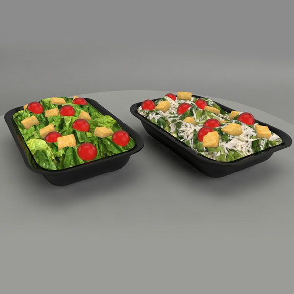 3d salad model