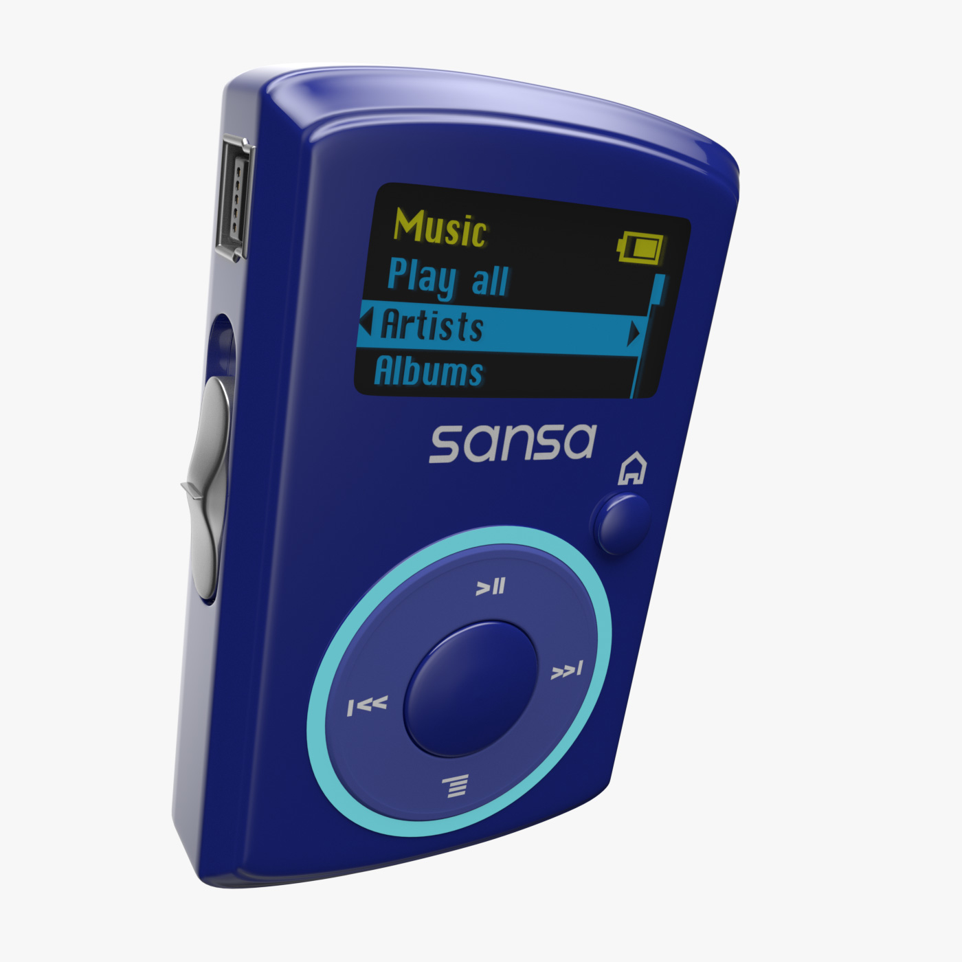 3d model sandisk sansa player