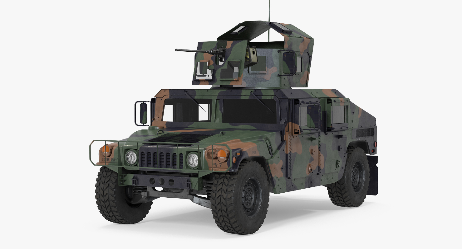 humvee m1151 enhanced armament 3d max