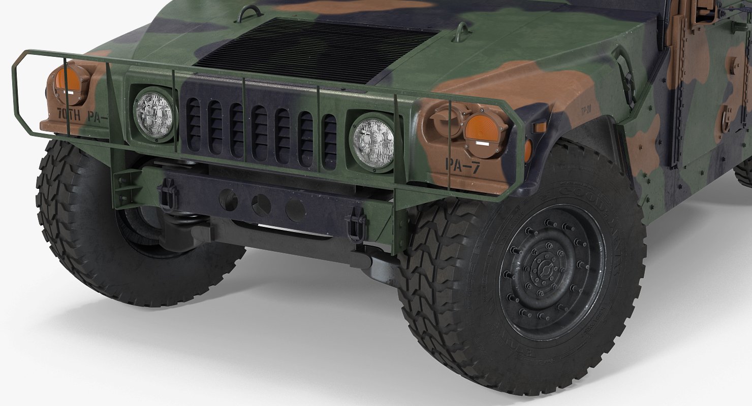 humvee m1151 enhanced armament 3d max