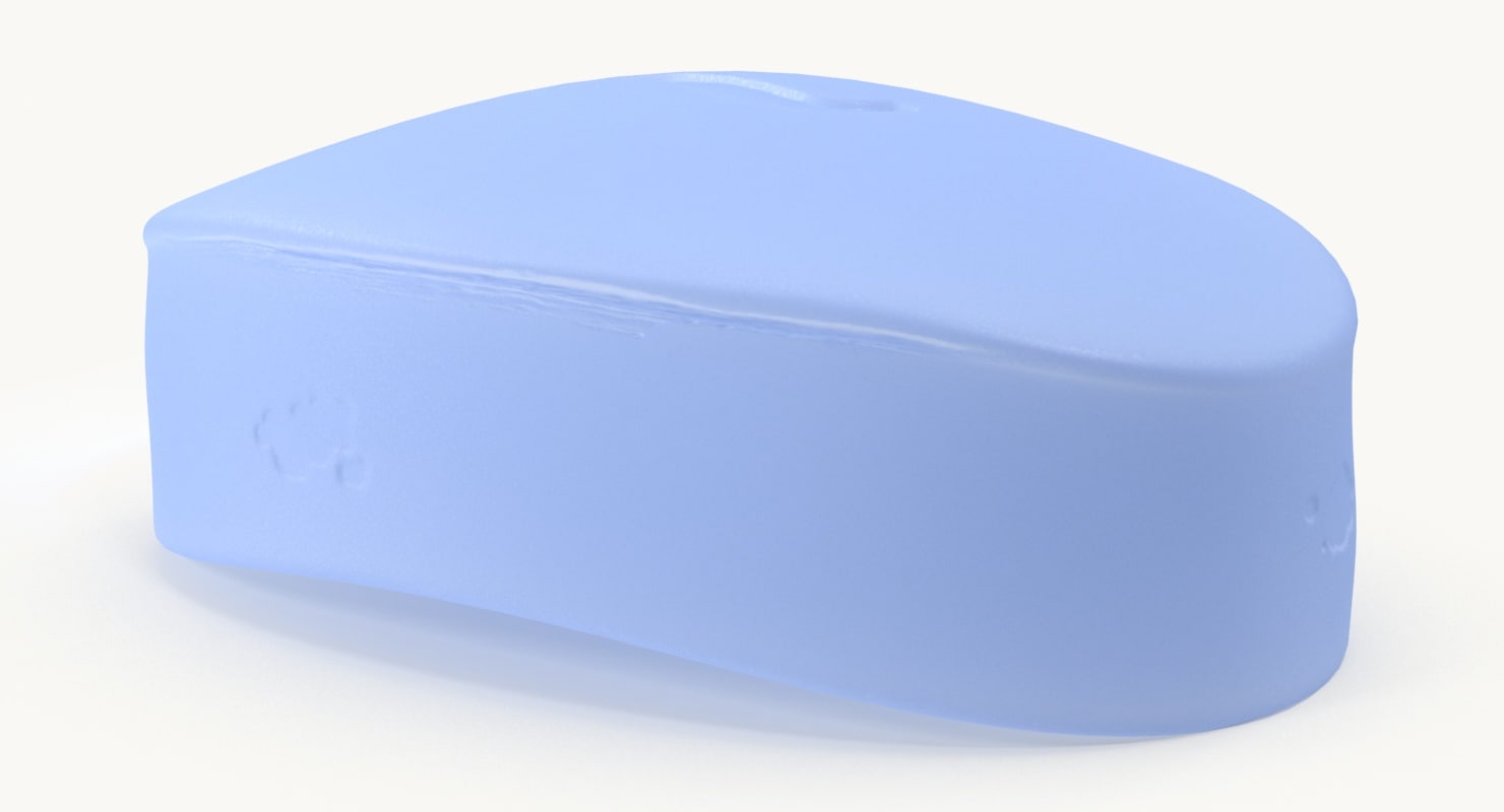 bar soap oval 3d model