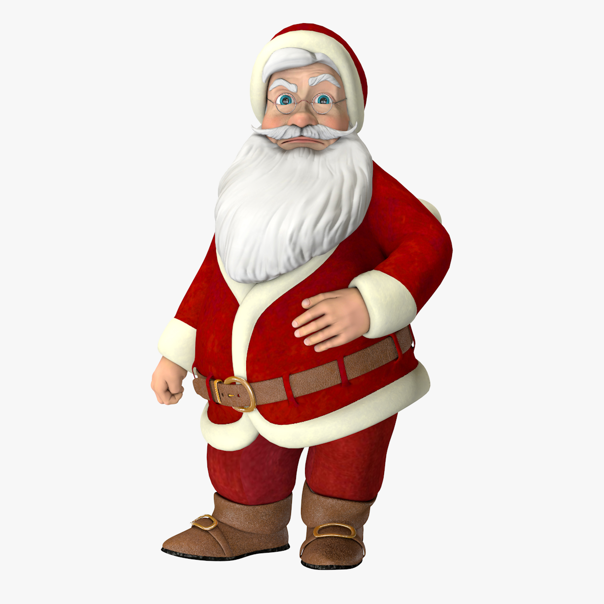 3d model poses santa clause