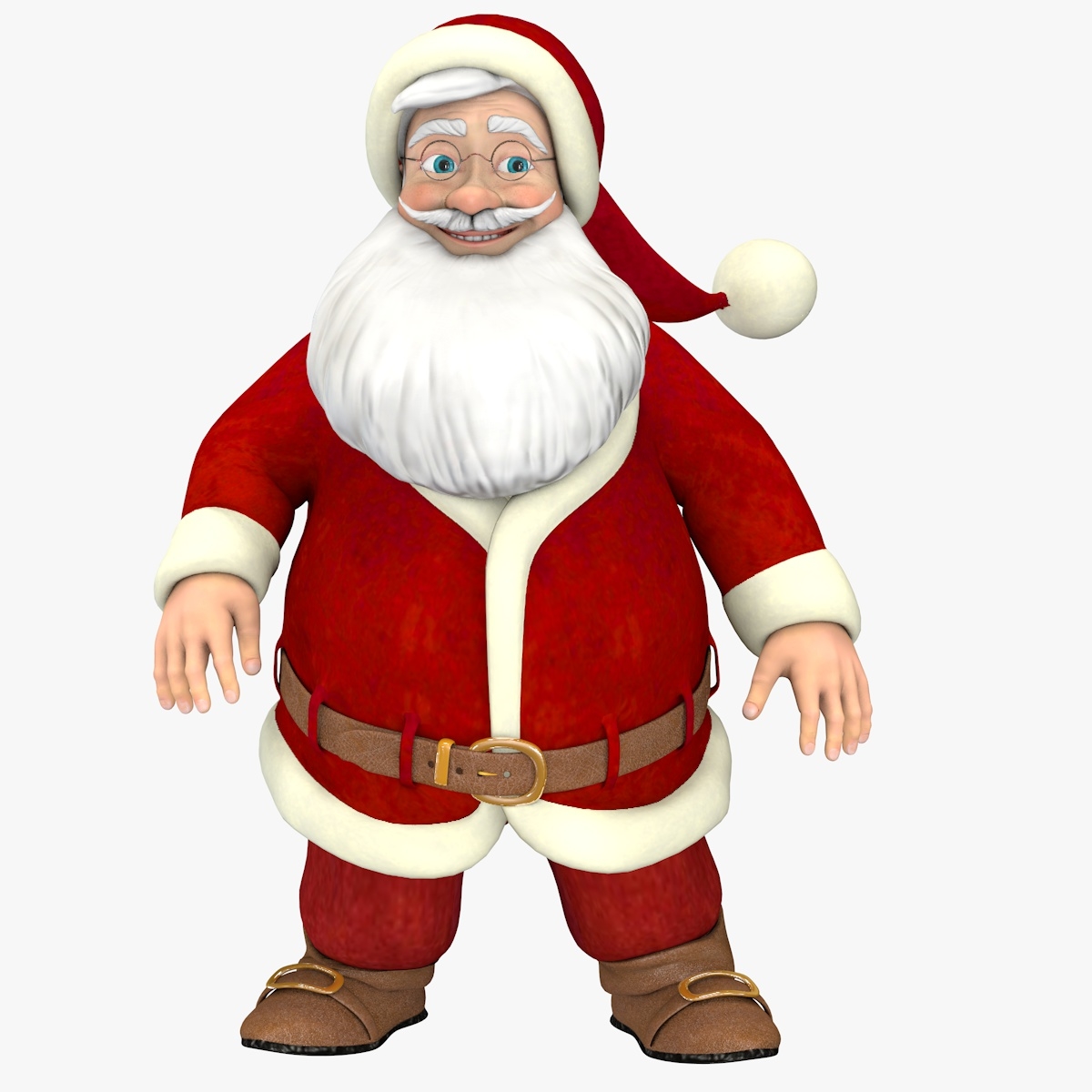 3d model poses santa clause