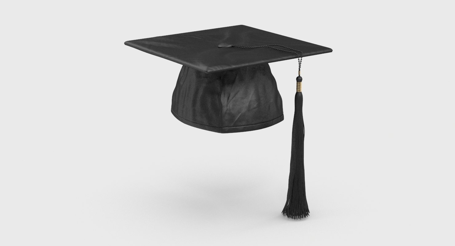 3d model mortarboard mortar board
