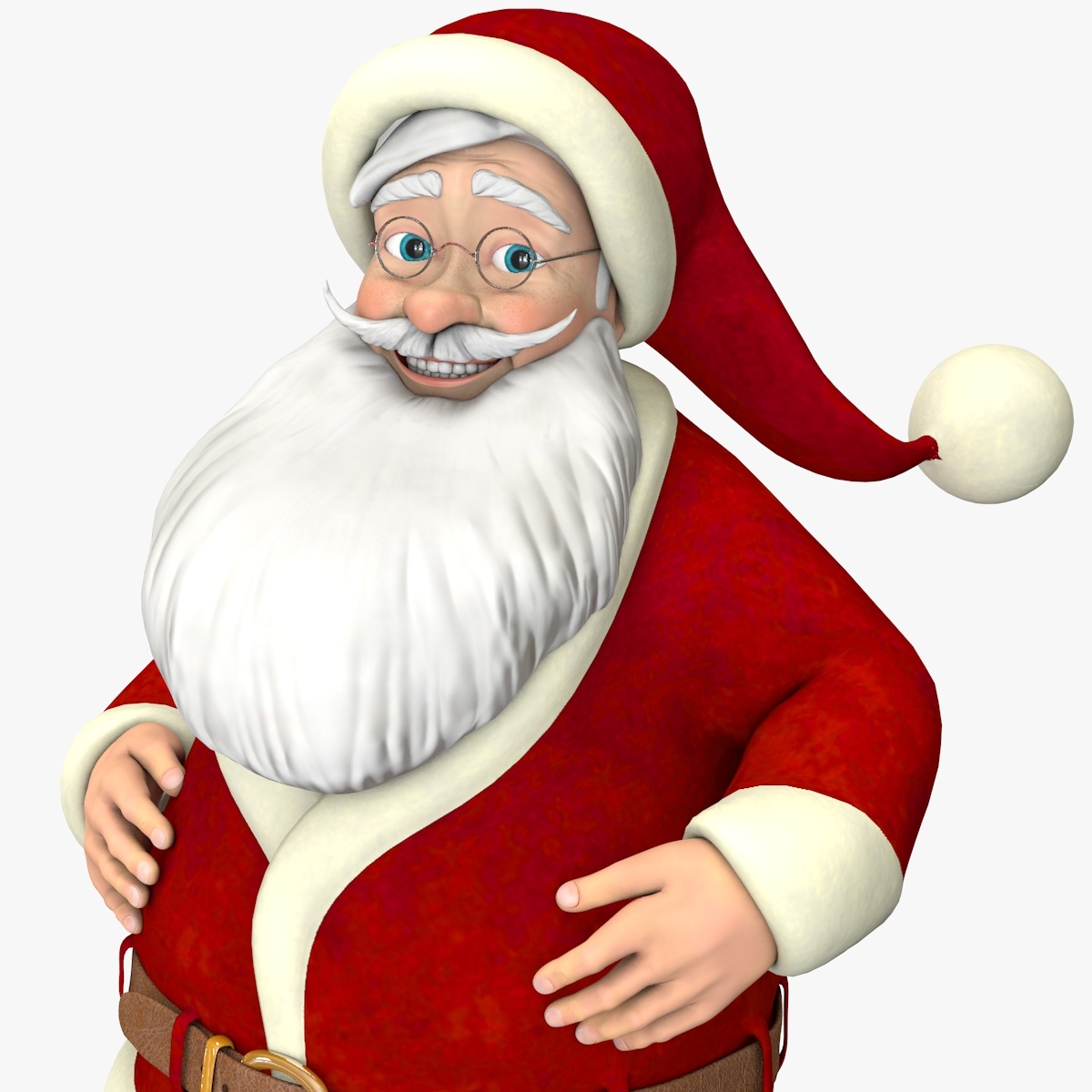 3d model poses santa clause