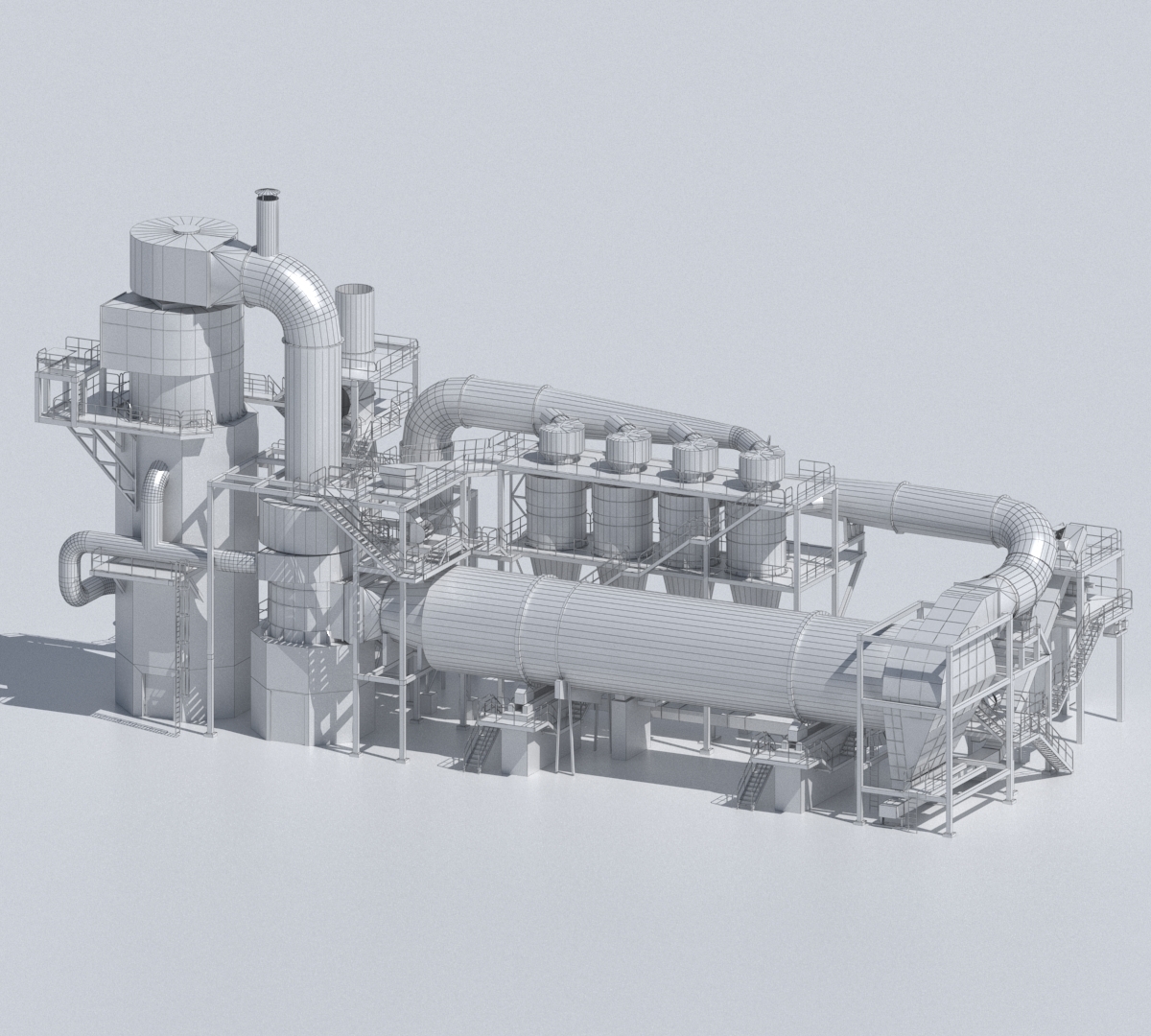 plant pipes 3d model