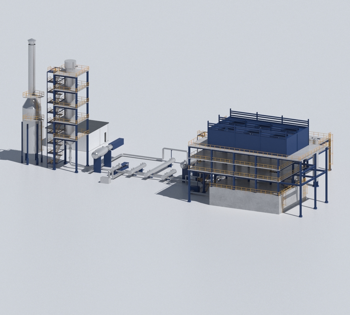 plant pipes 3d model