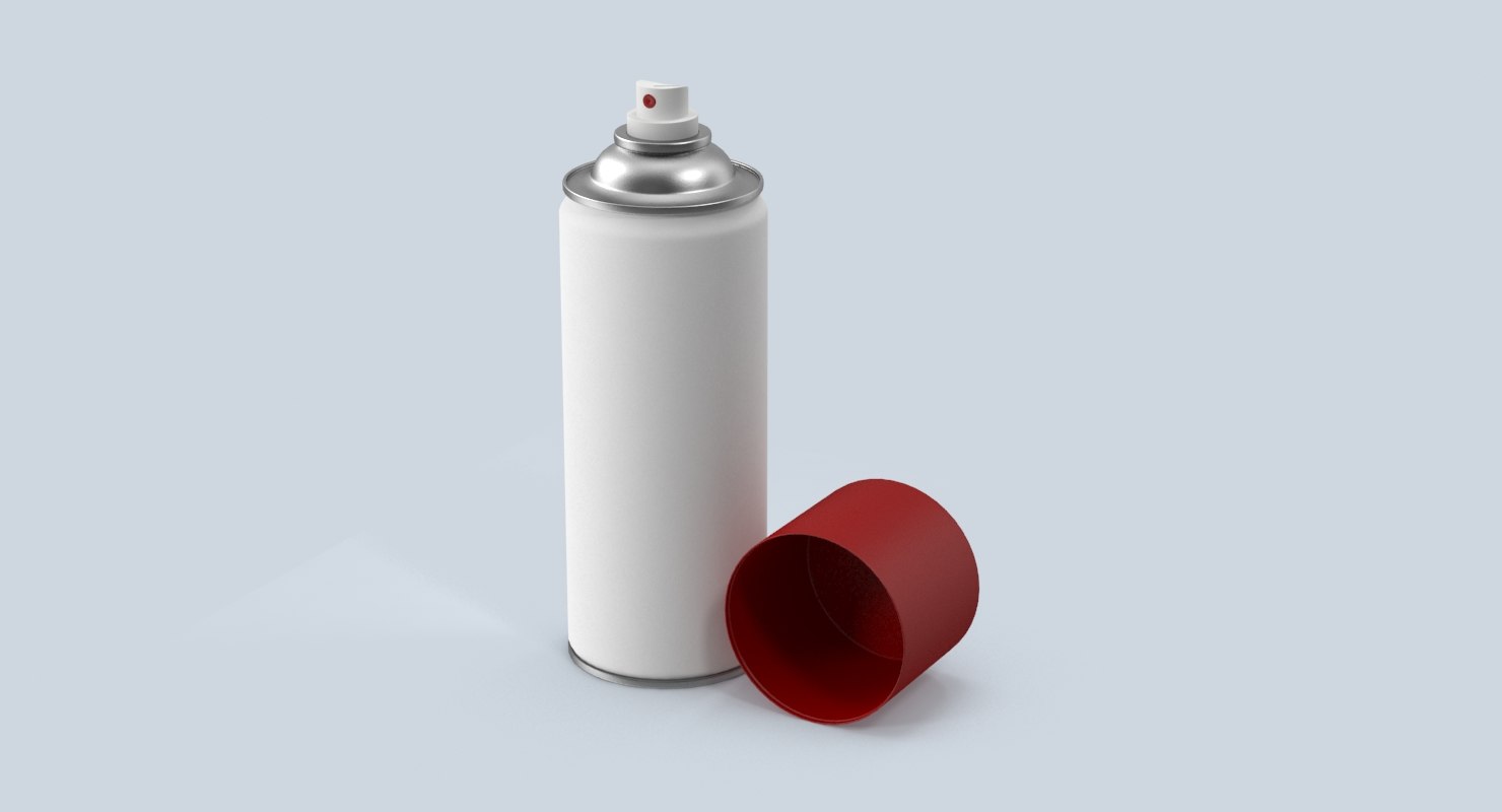 3d model of spray paint