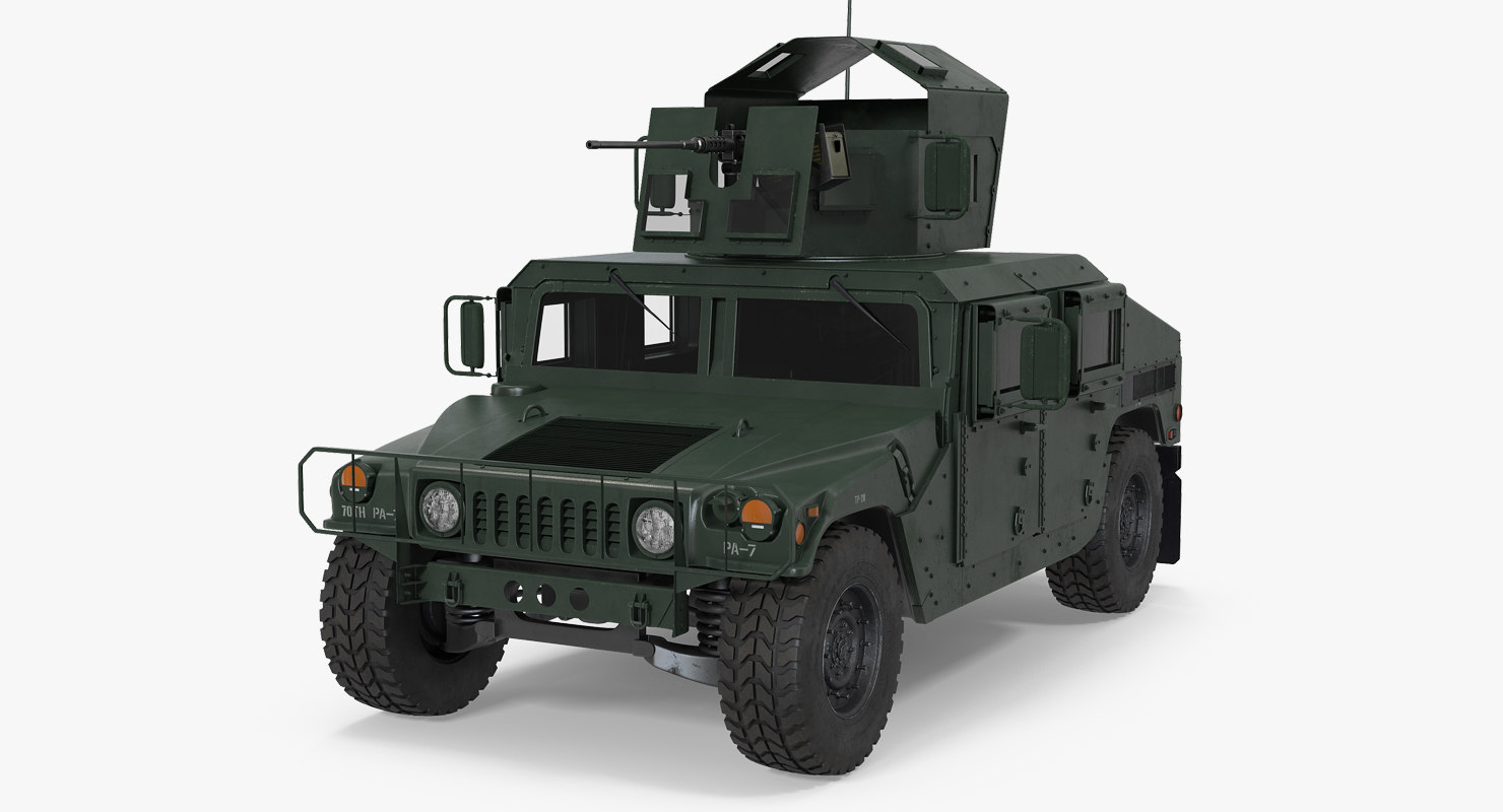 humvee m1151 enhanced armament 3d 3ds