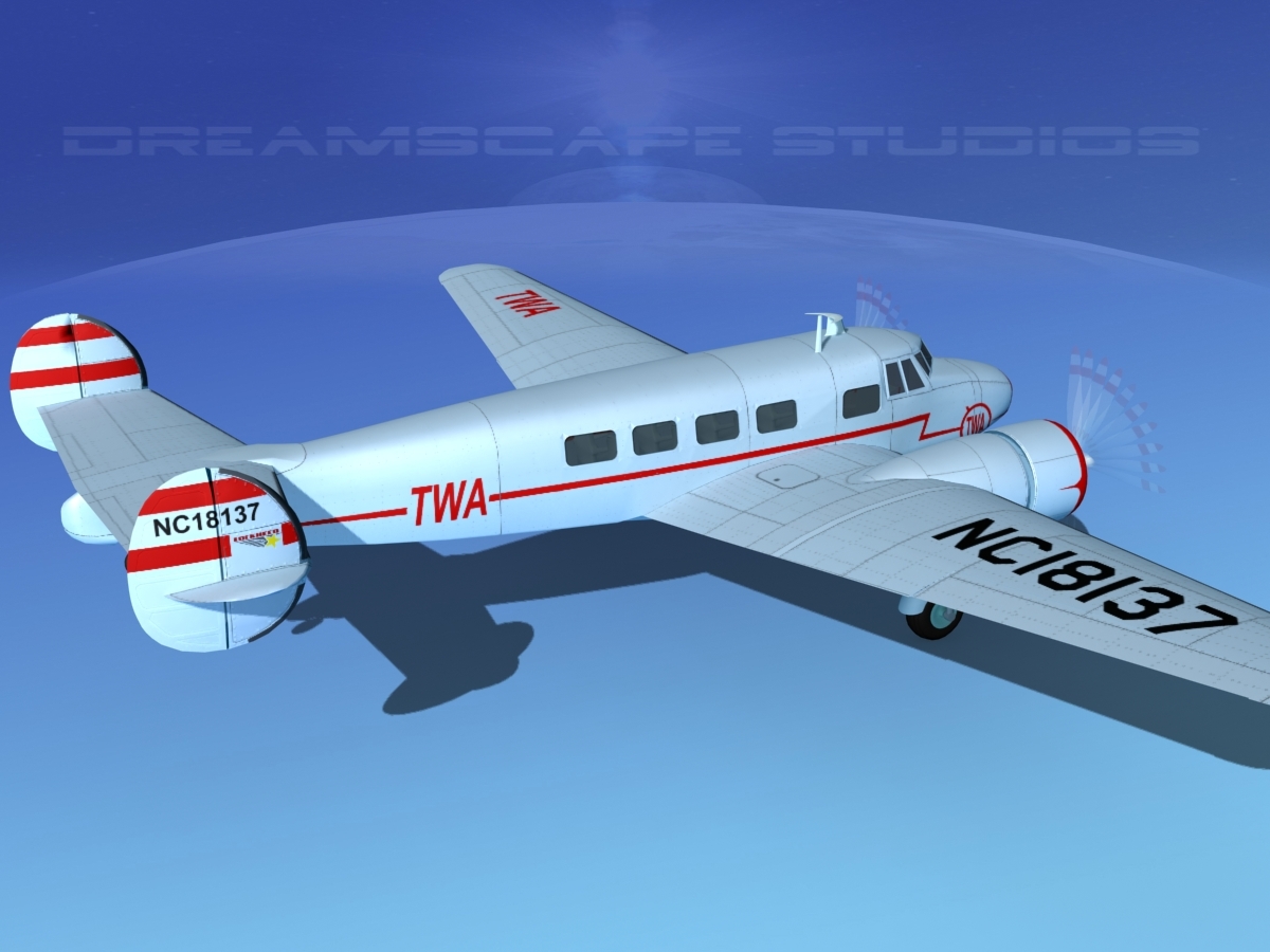 propellers lockheed l10 electra obj