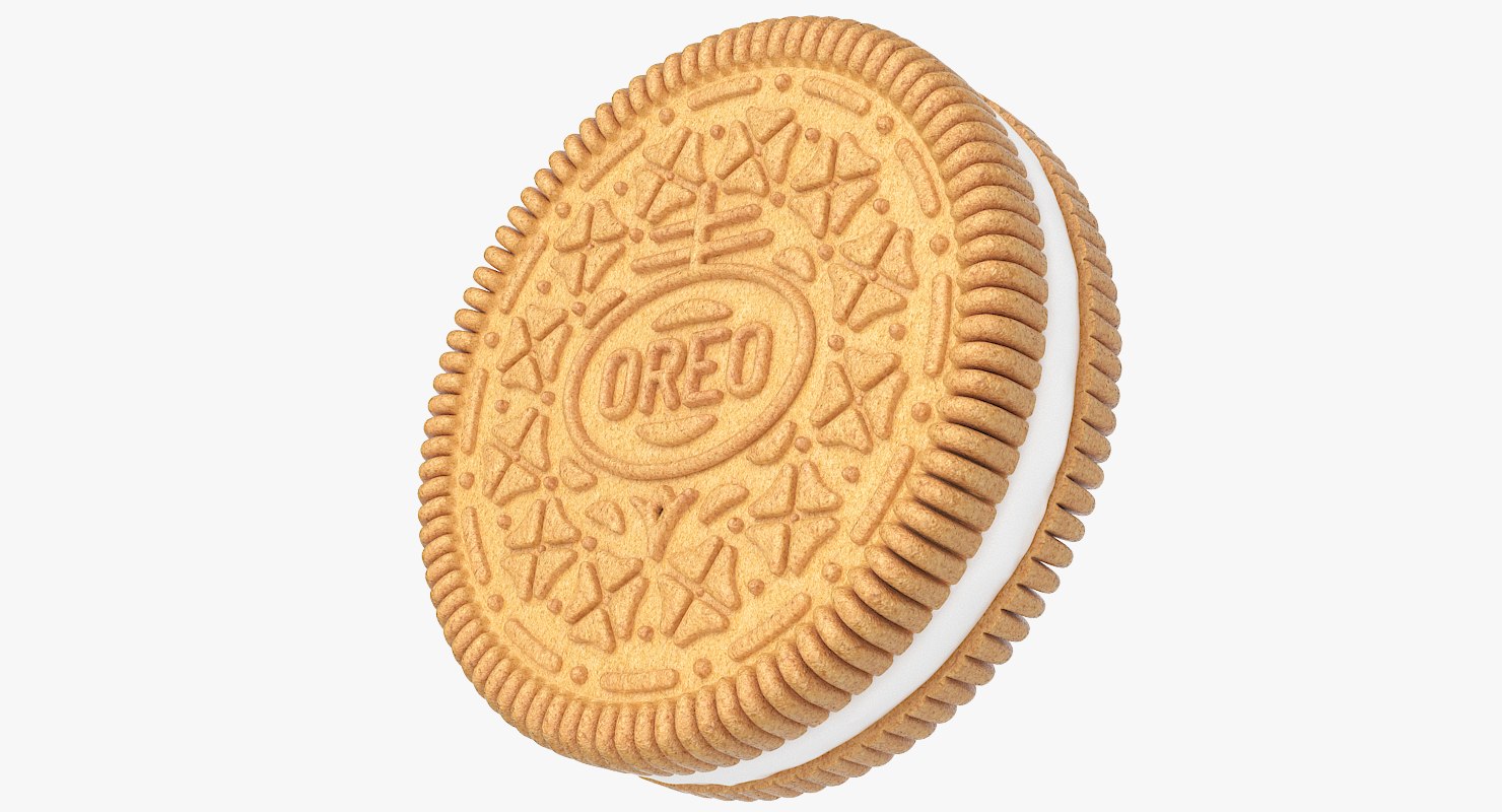 modelo 3d Oreo Golden Cookie y paquete de aperitivos - TurboSquid 1108608