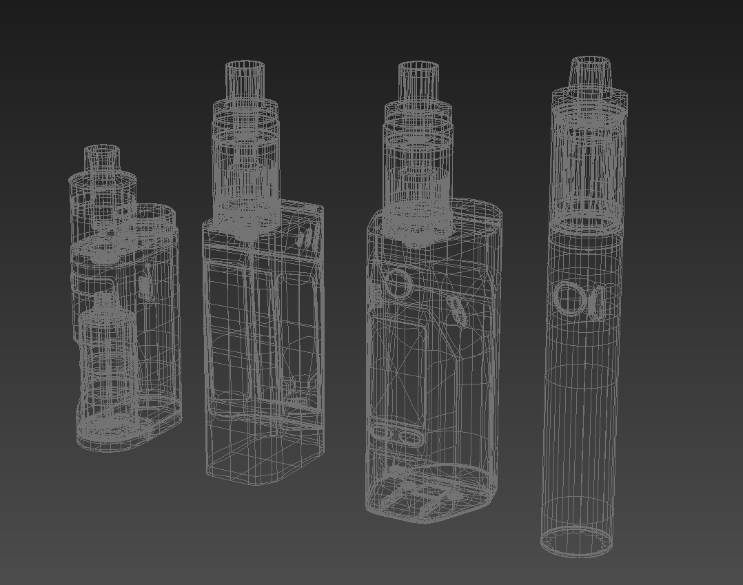 vape mods 3d obj