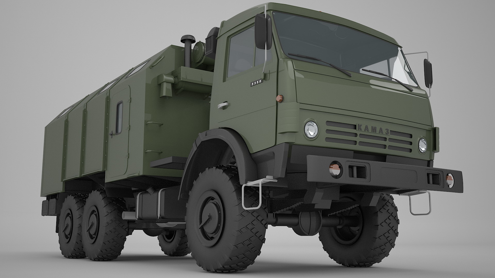 kamaz 5350 3d model
