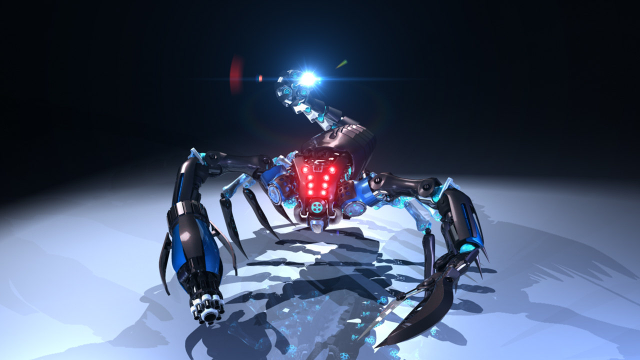 3d model mech scorpion
