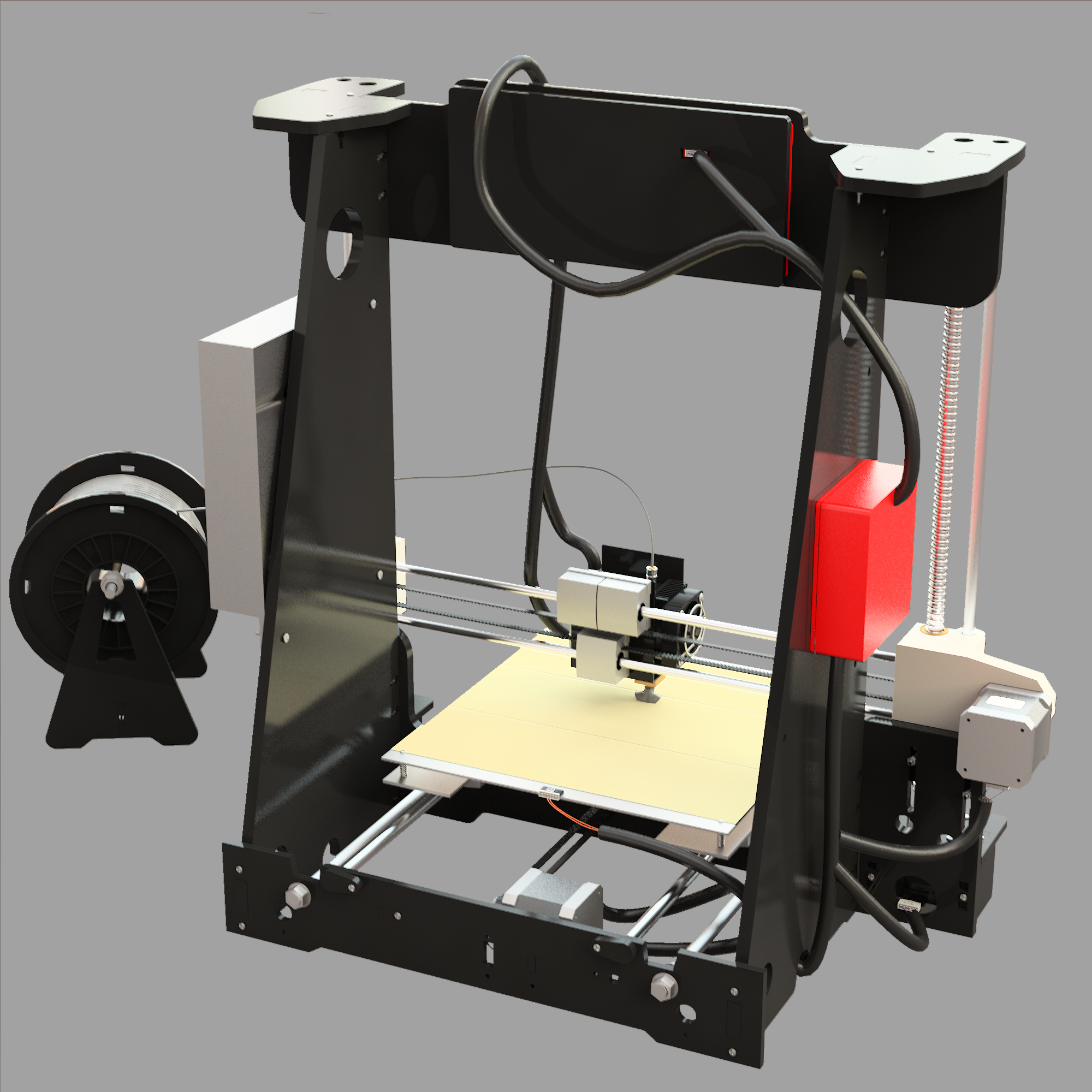 3d model rigged anet a8 3dprinter