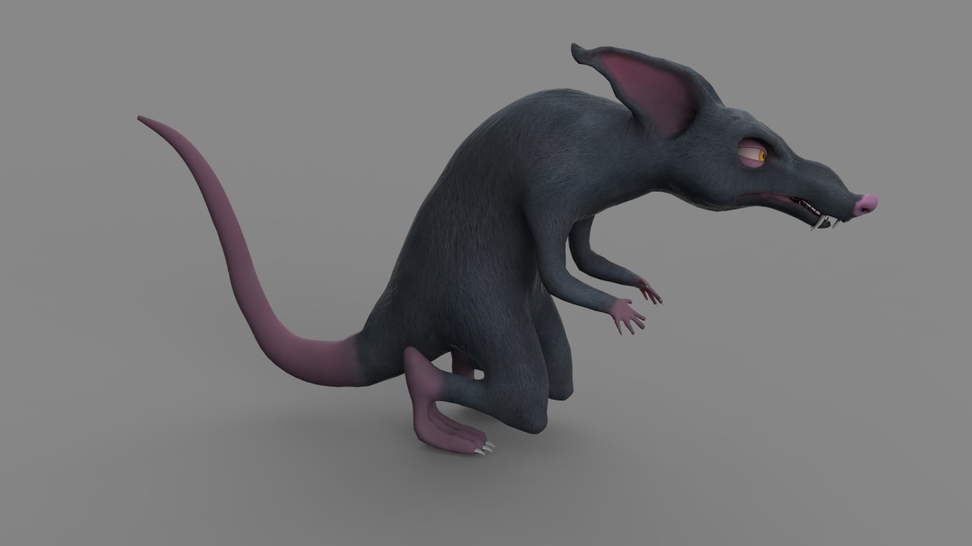free 3ds model rat