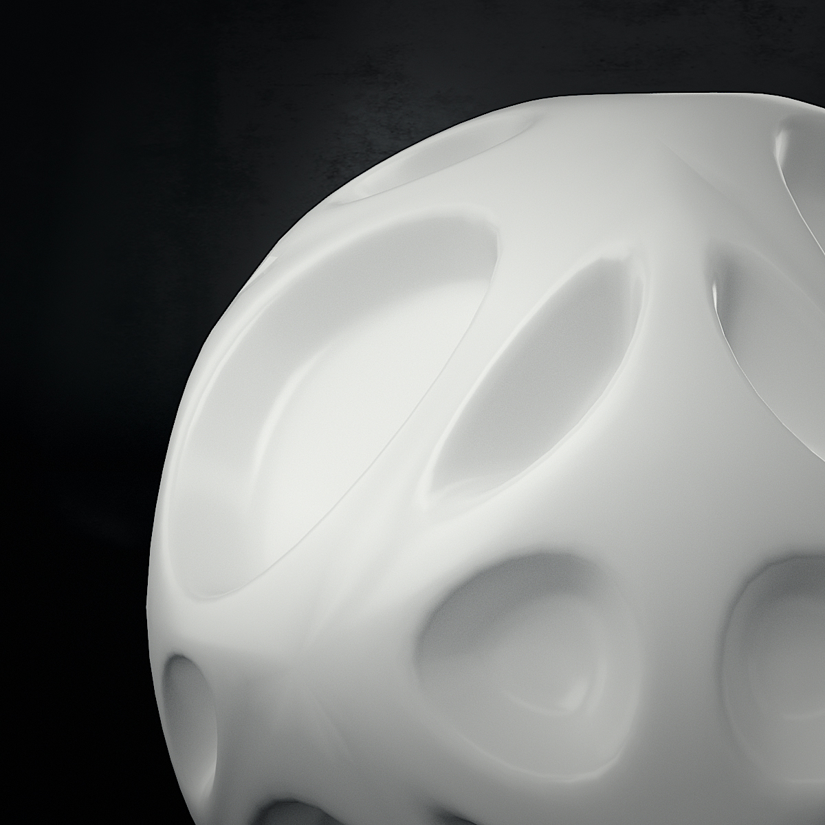 abstract voronoi sphere 01 c4d