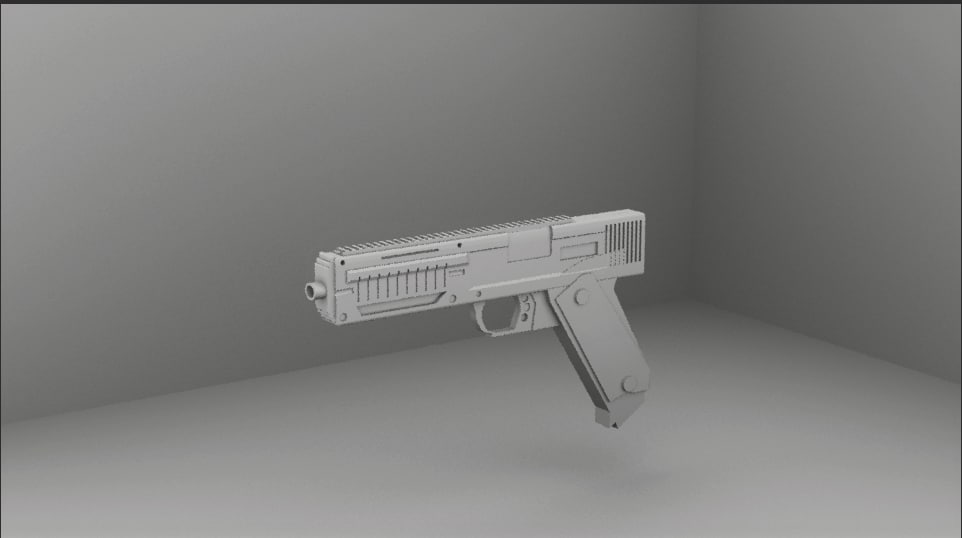 ap pistol 3d model