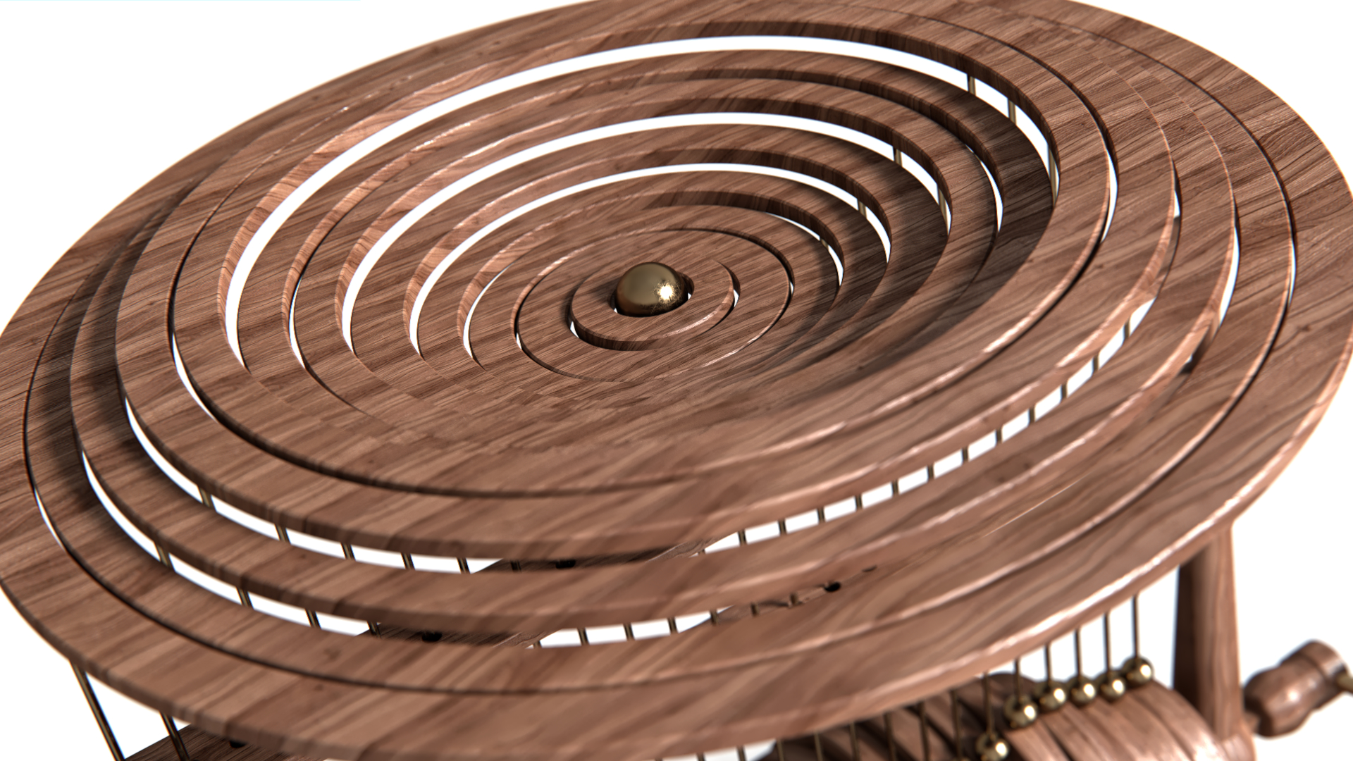 3d model of mechanical toy wave