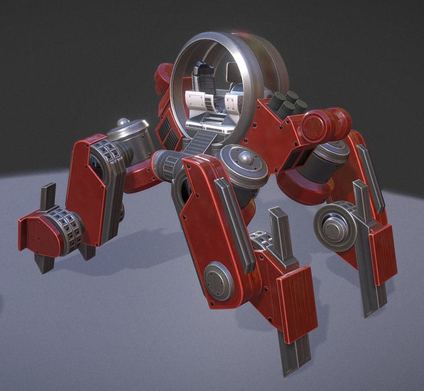 Mechanical Walker 3D Models for Download | TurboSquid