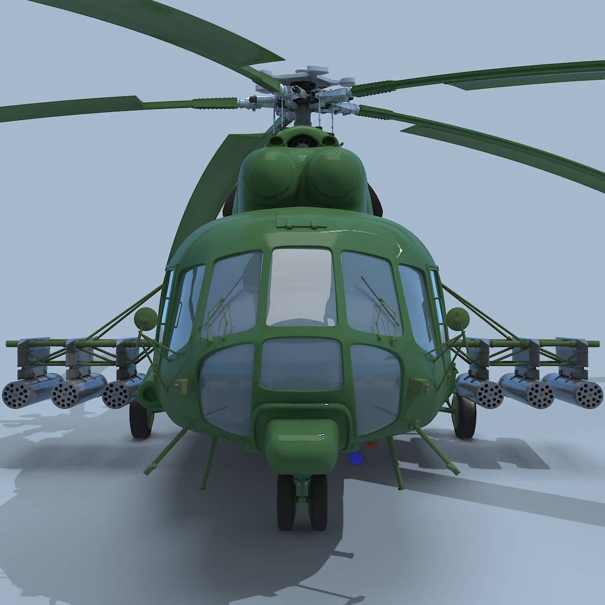3d model mi-171 helicopter