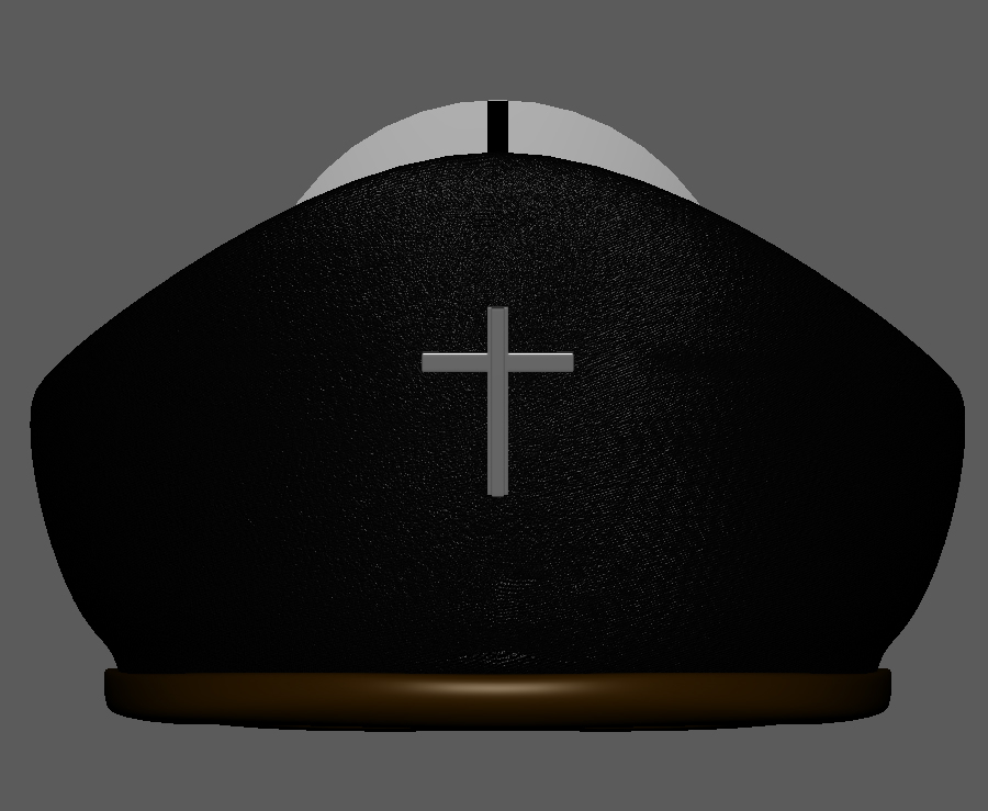 3d hat priest