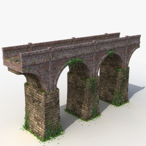 3d model stone bridge