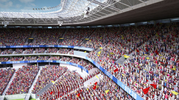 soccer stadium 3d max