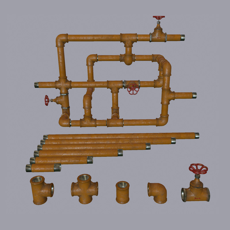 3d model of pipe