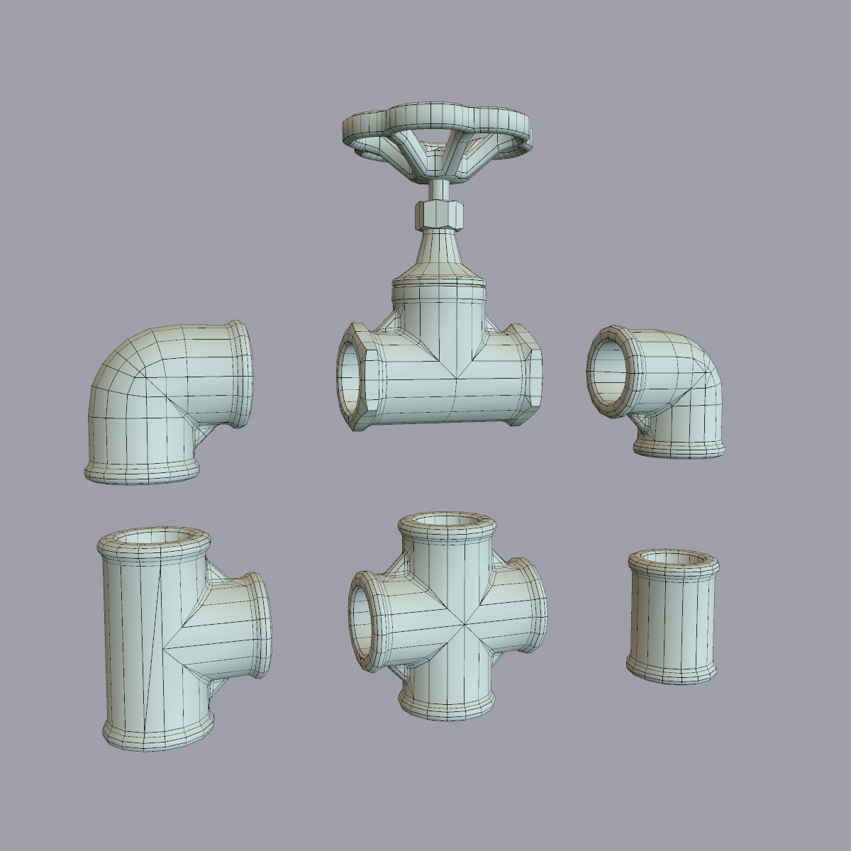 3d model of pipe