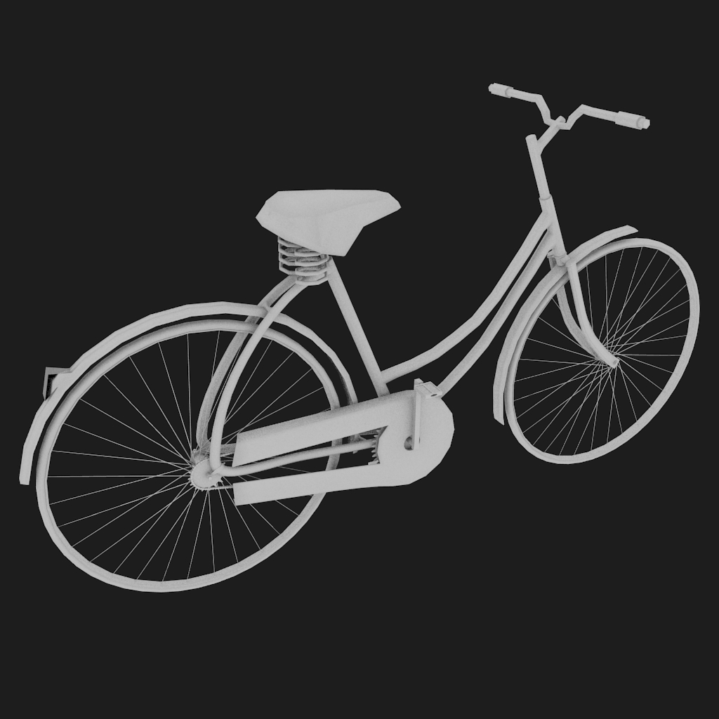bicycle blender 3d model