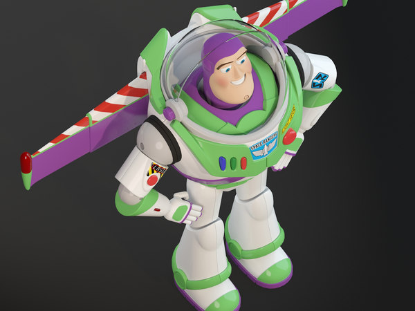 3d buzz lightyear toy model