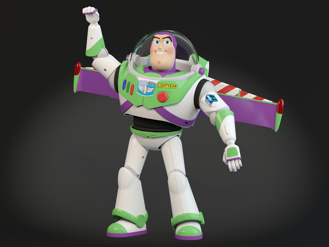 3d buzz lightyear toy model