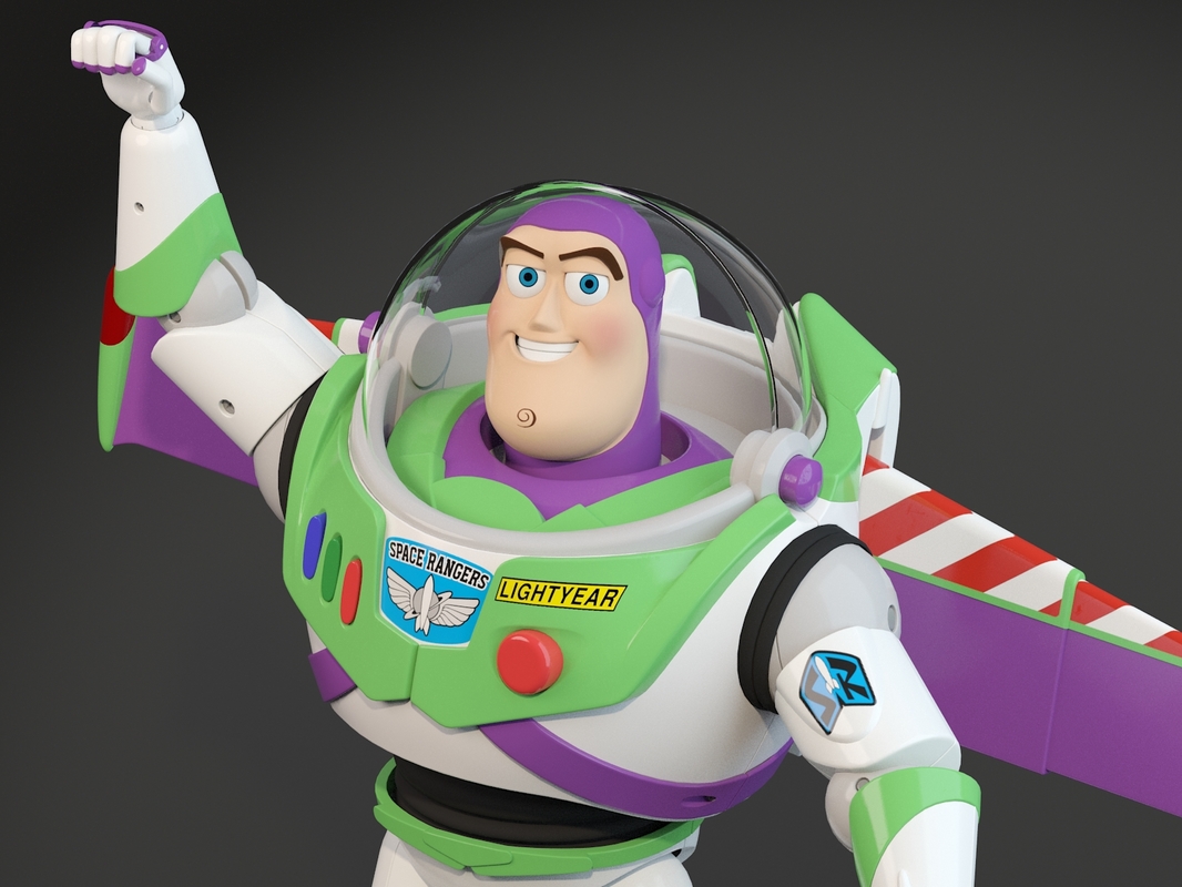 3d buzz lightyear toy model