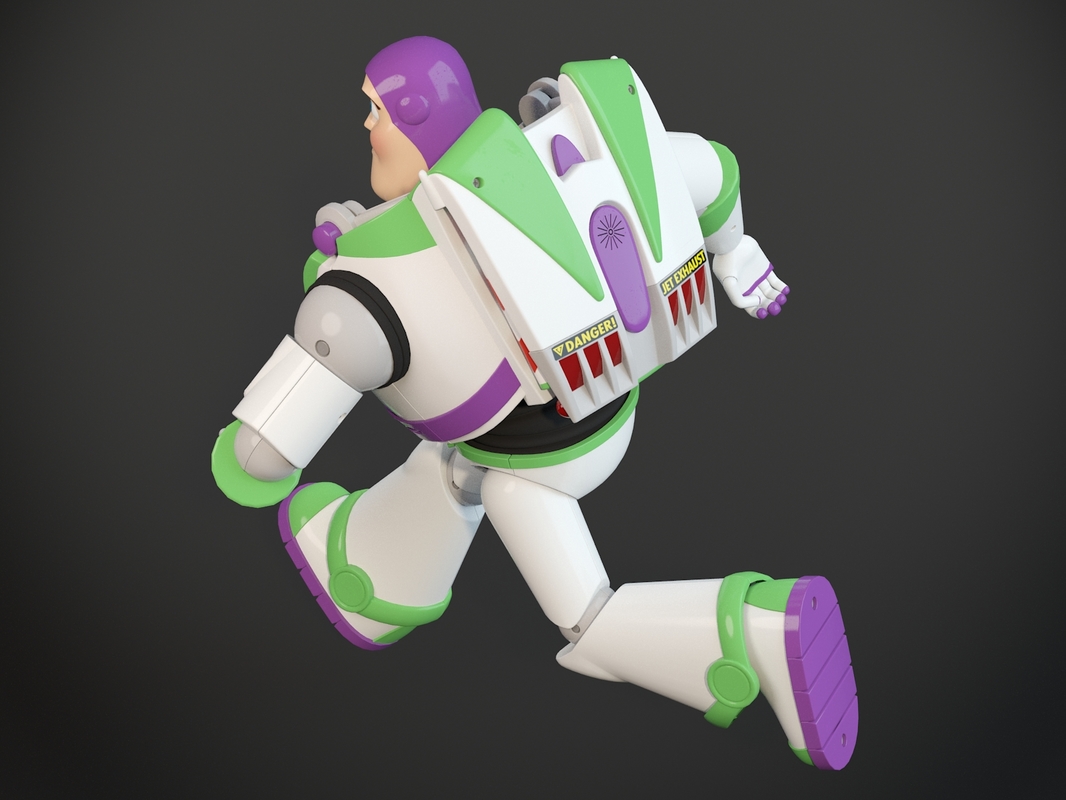 3d buzz lightyear toy model