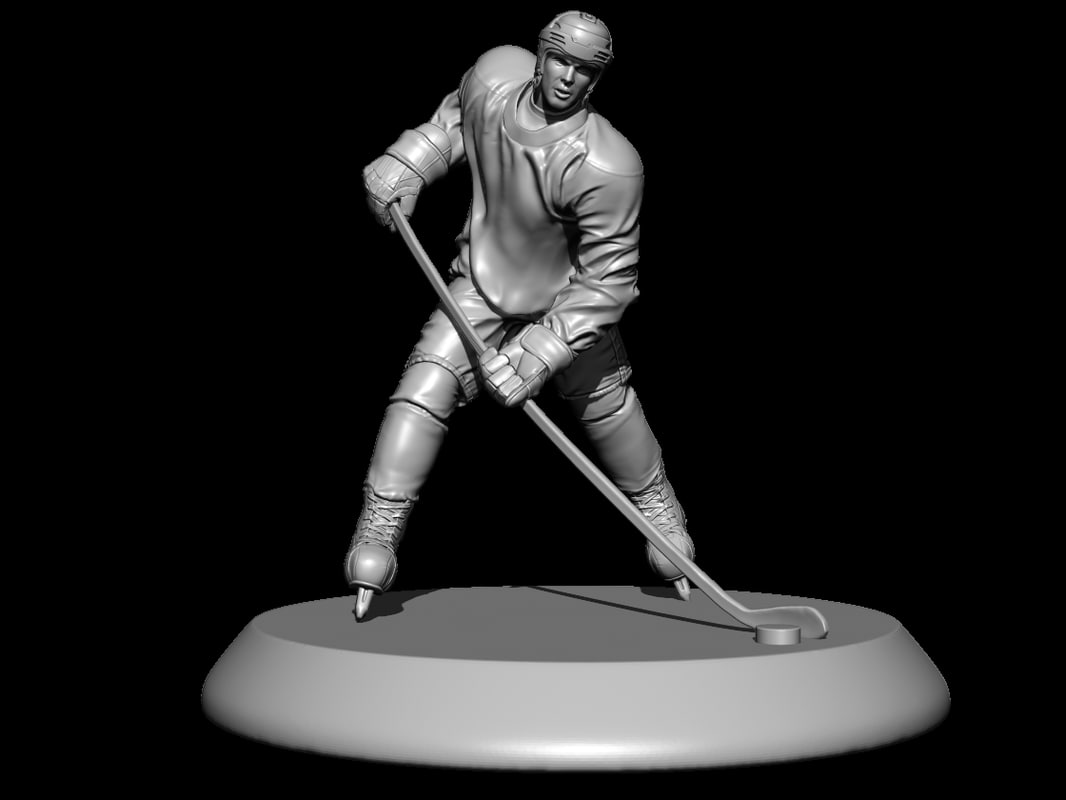 hockey statue 3ds
