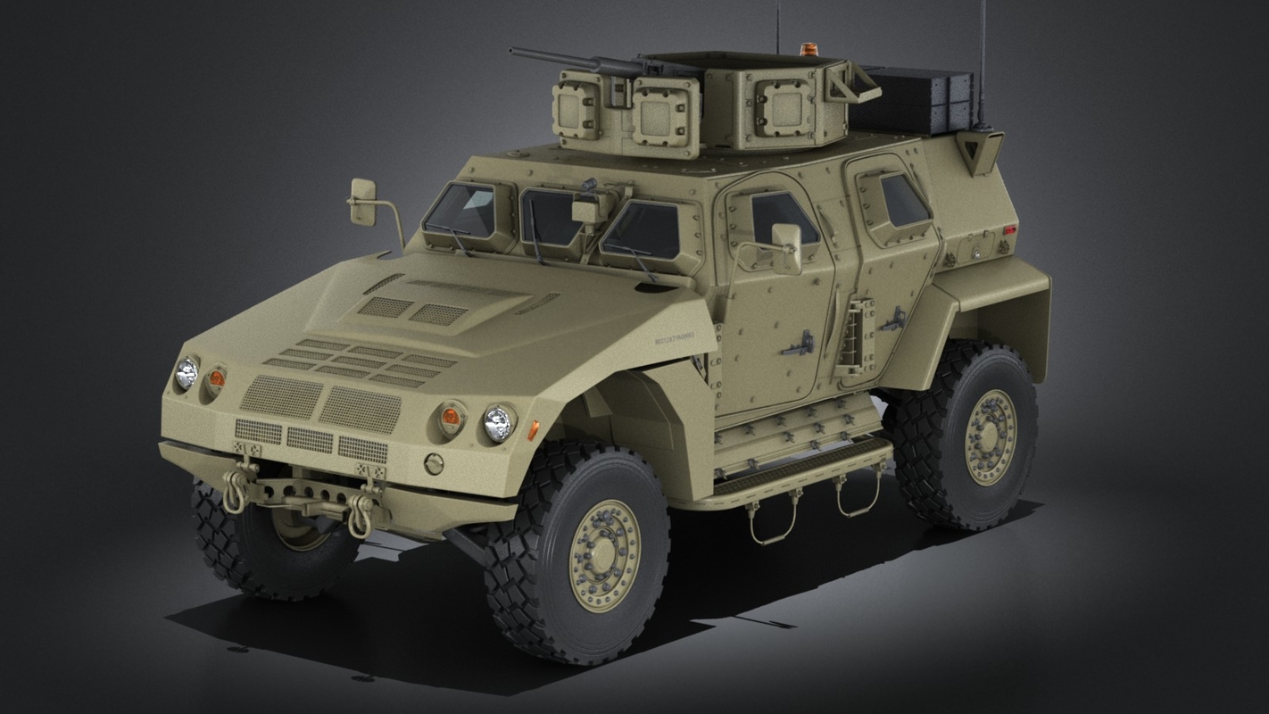 3d model jltv tactical army