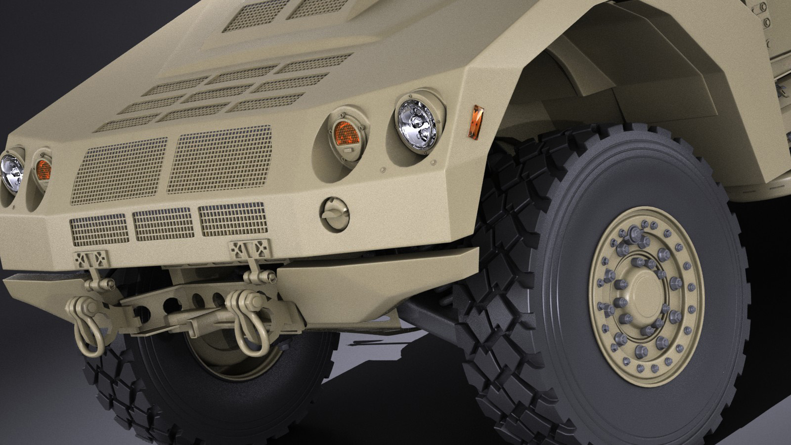 3d model jltv tactical army