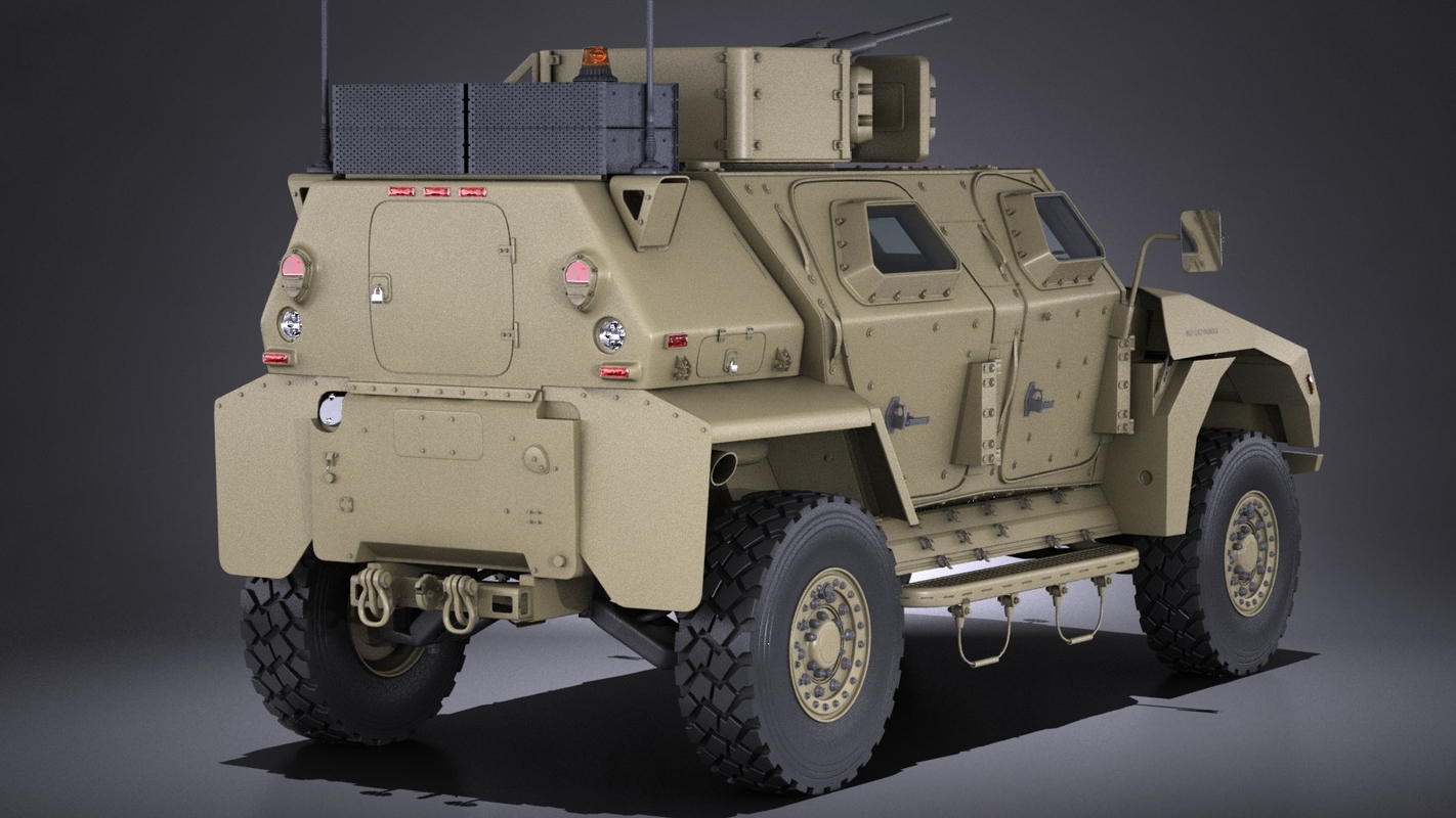 3d model jltv tactical army