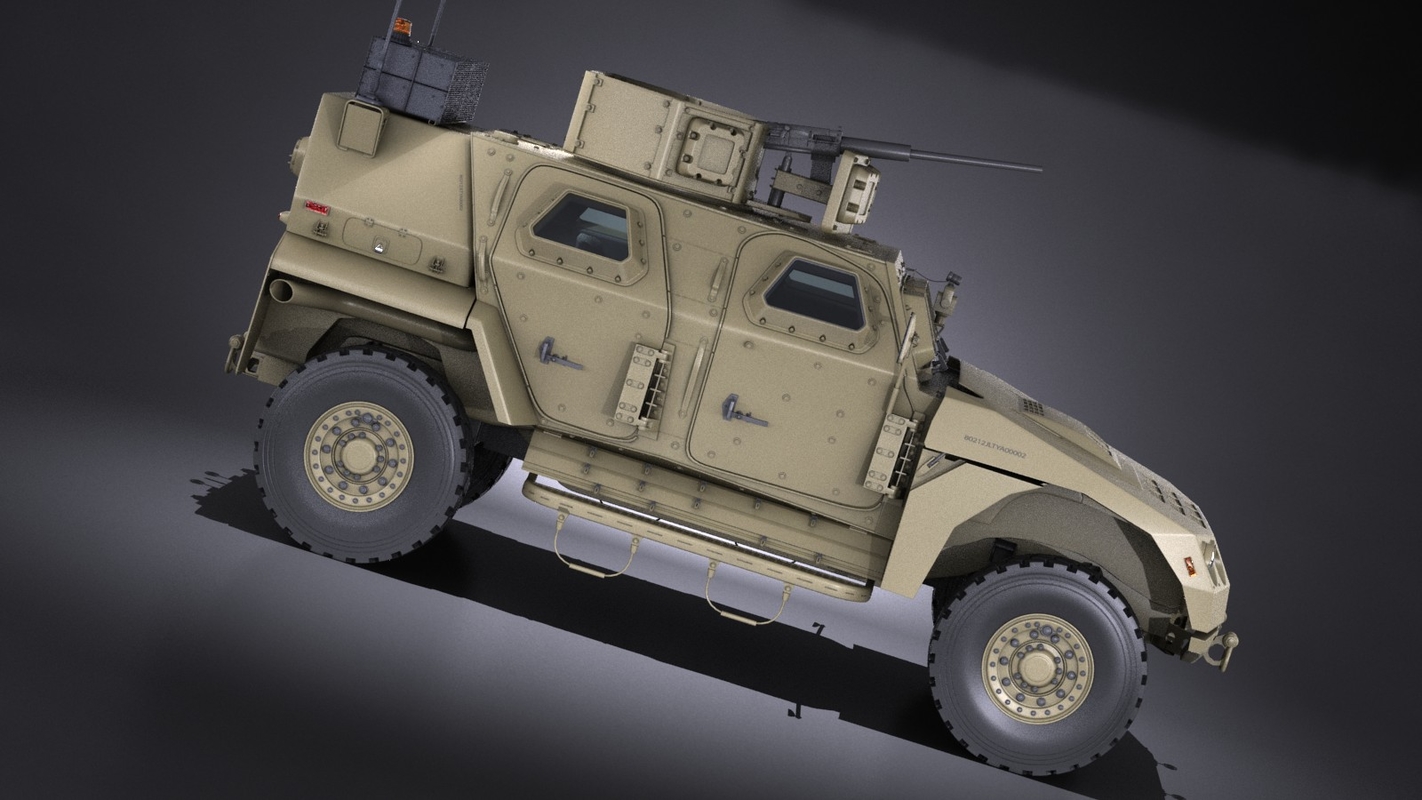 3d model jltv tactical army