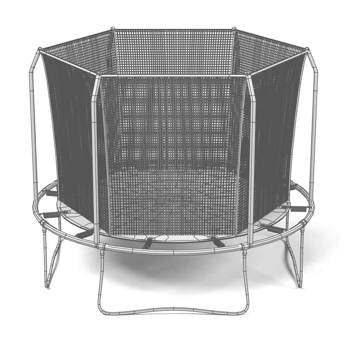 trampoline 3d model