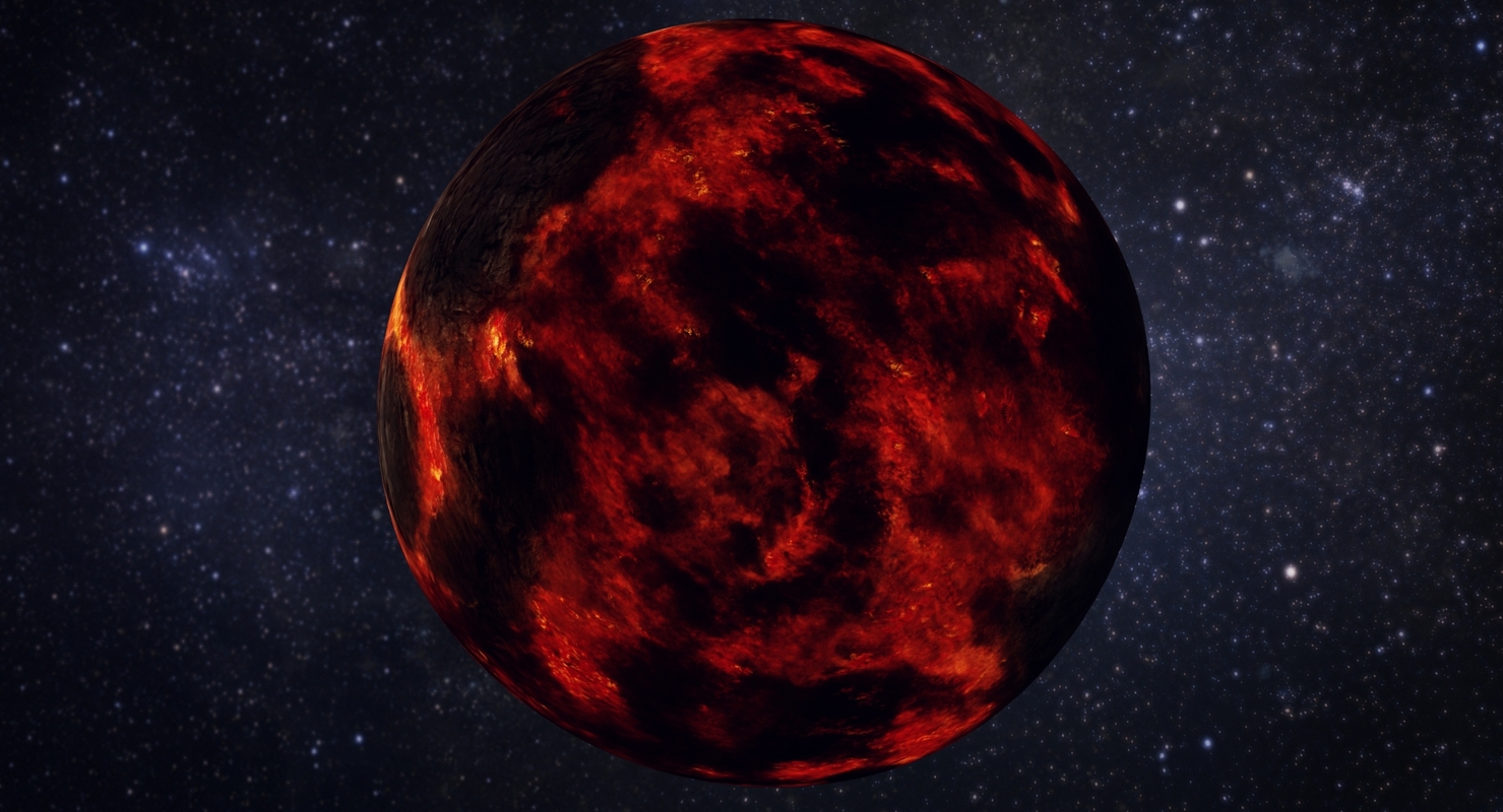 3d model planet 55 cancri e