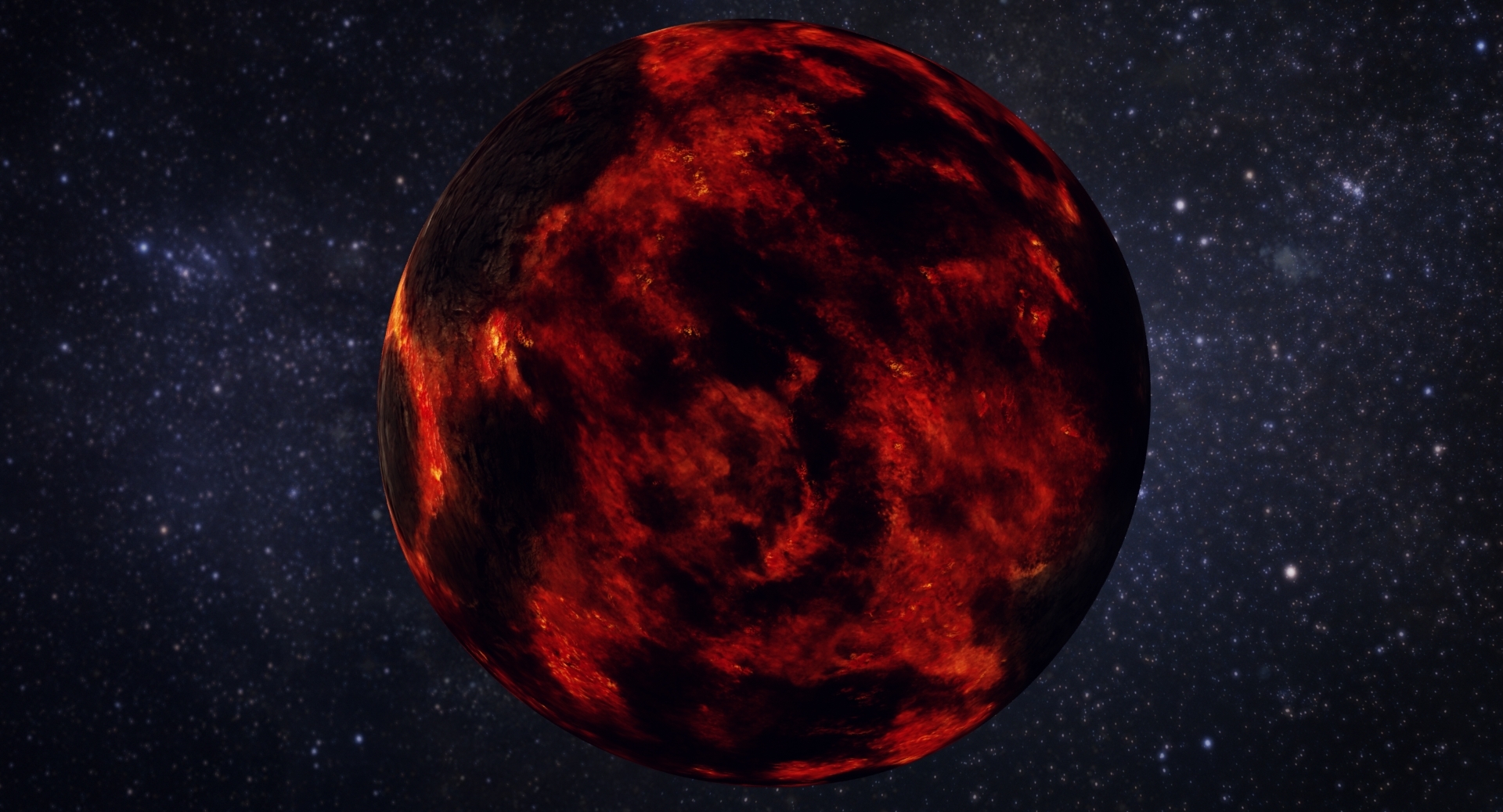 3d model planet 55 cancri e