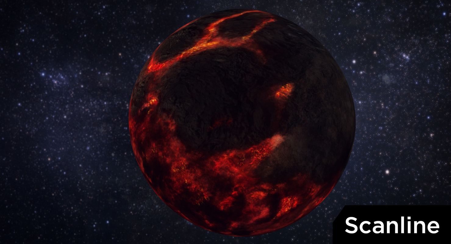 3d model planet 55 cancri e