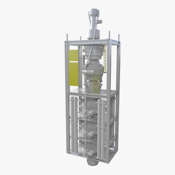3d subsea compressor model