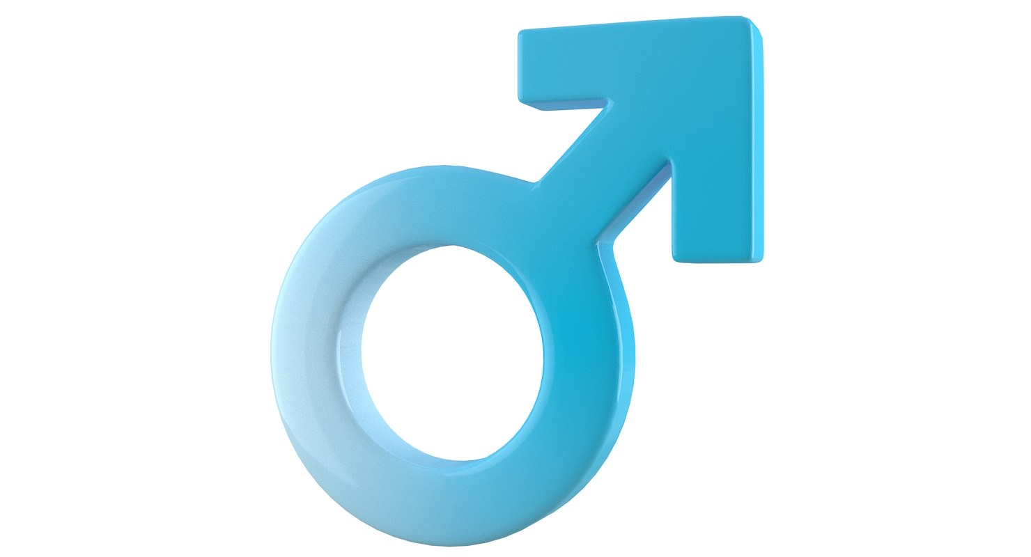 male gender symbol obj