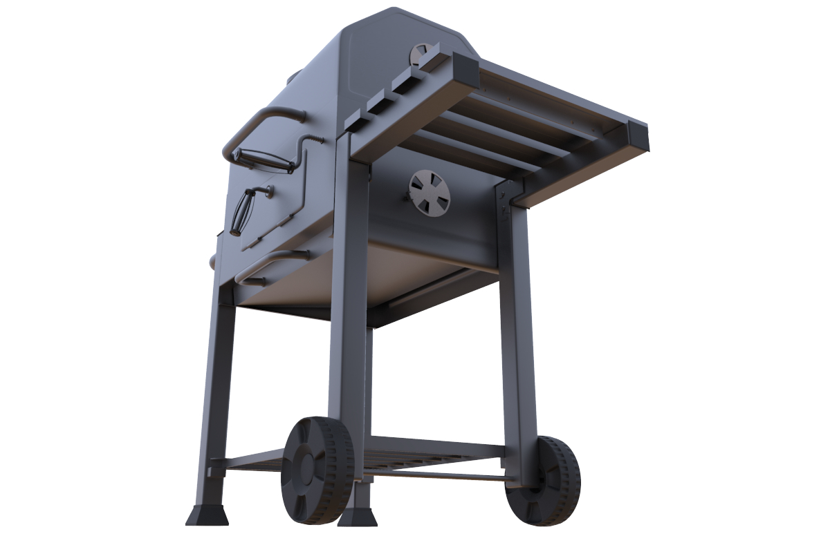 3d model grill