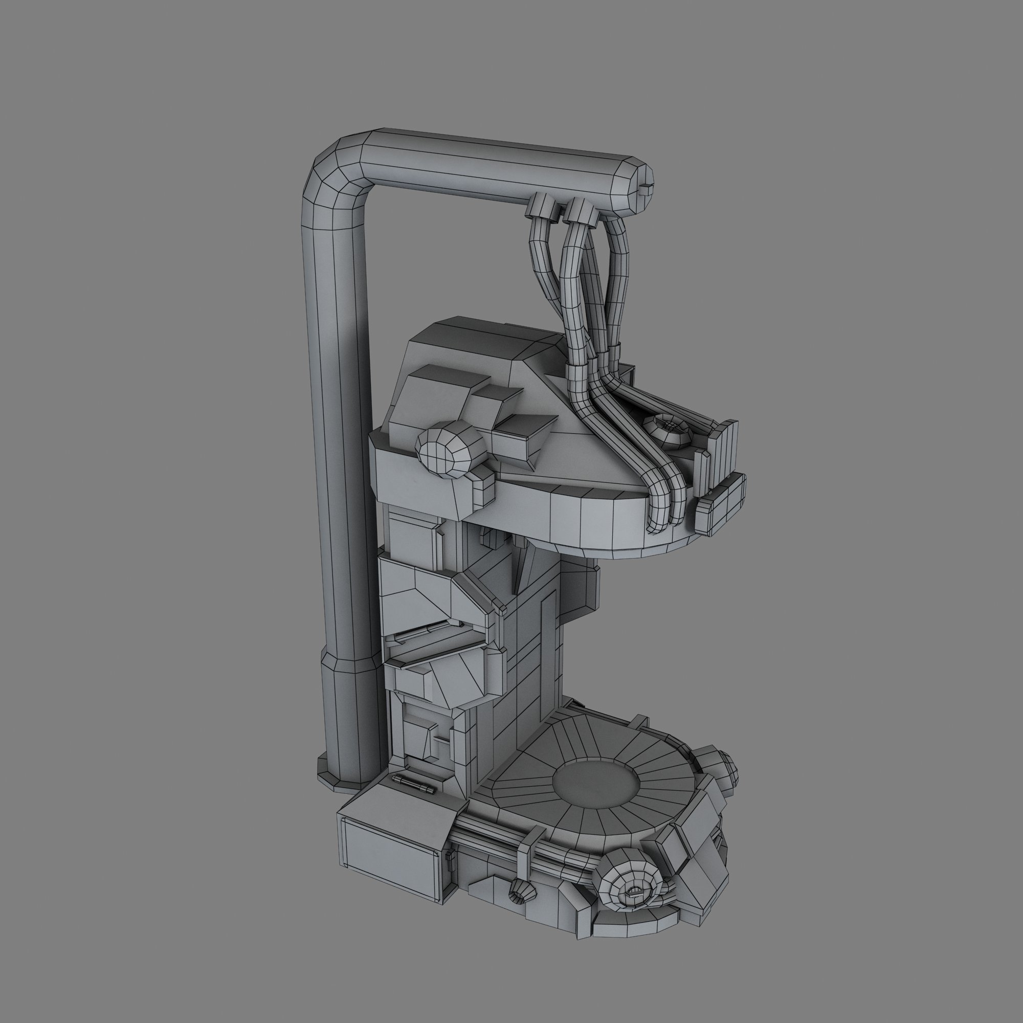 obj scifi liquid chamber