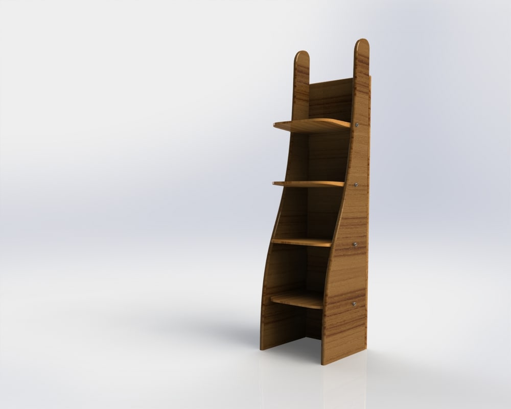 3d solidworks funny shelf